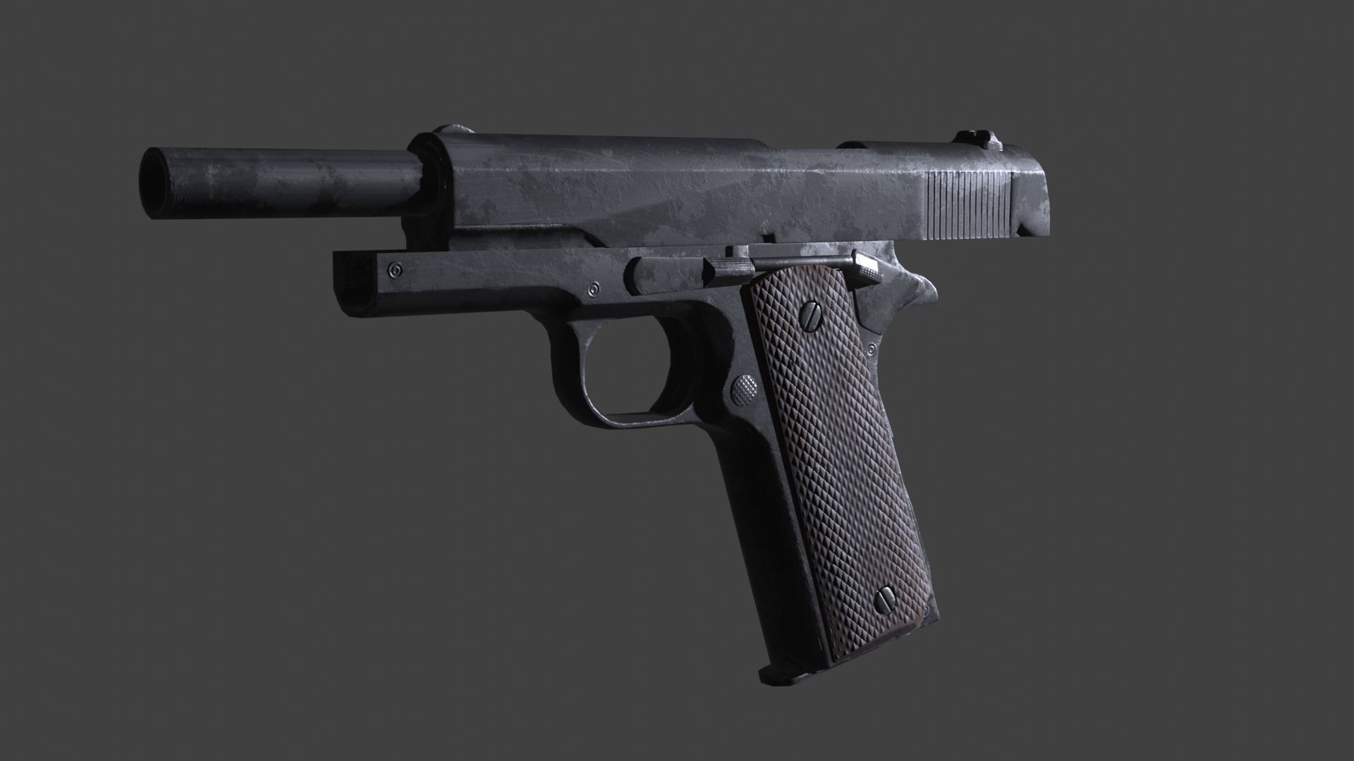 3D model M1911 Pistol VR / AR / low-poly | CGTrader