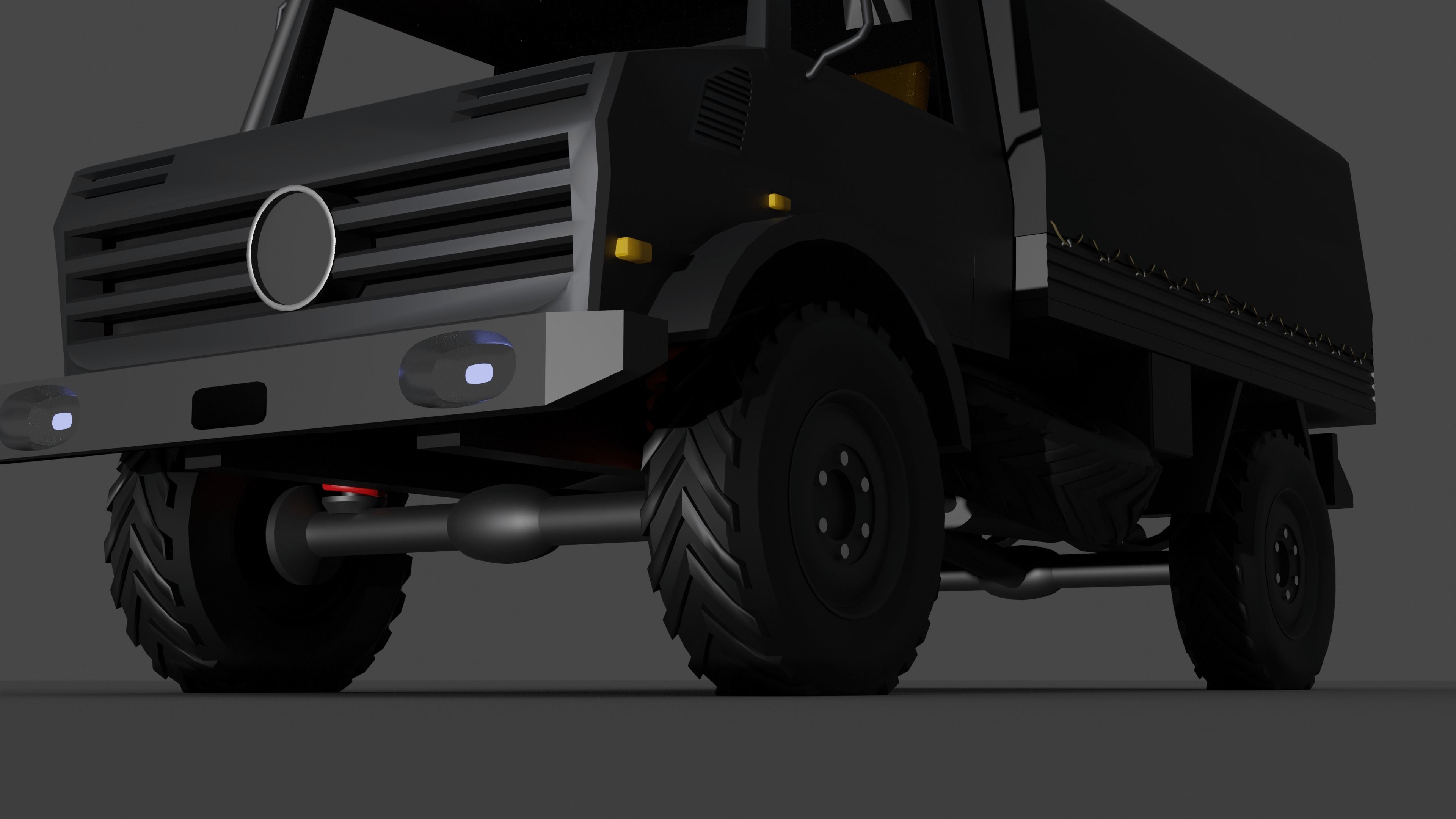 unimog military vehicle 3D model | CGTrader