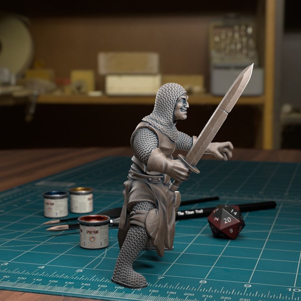 Lancelot - Pre-Supported 3D model 3D printable | CGTrader