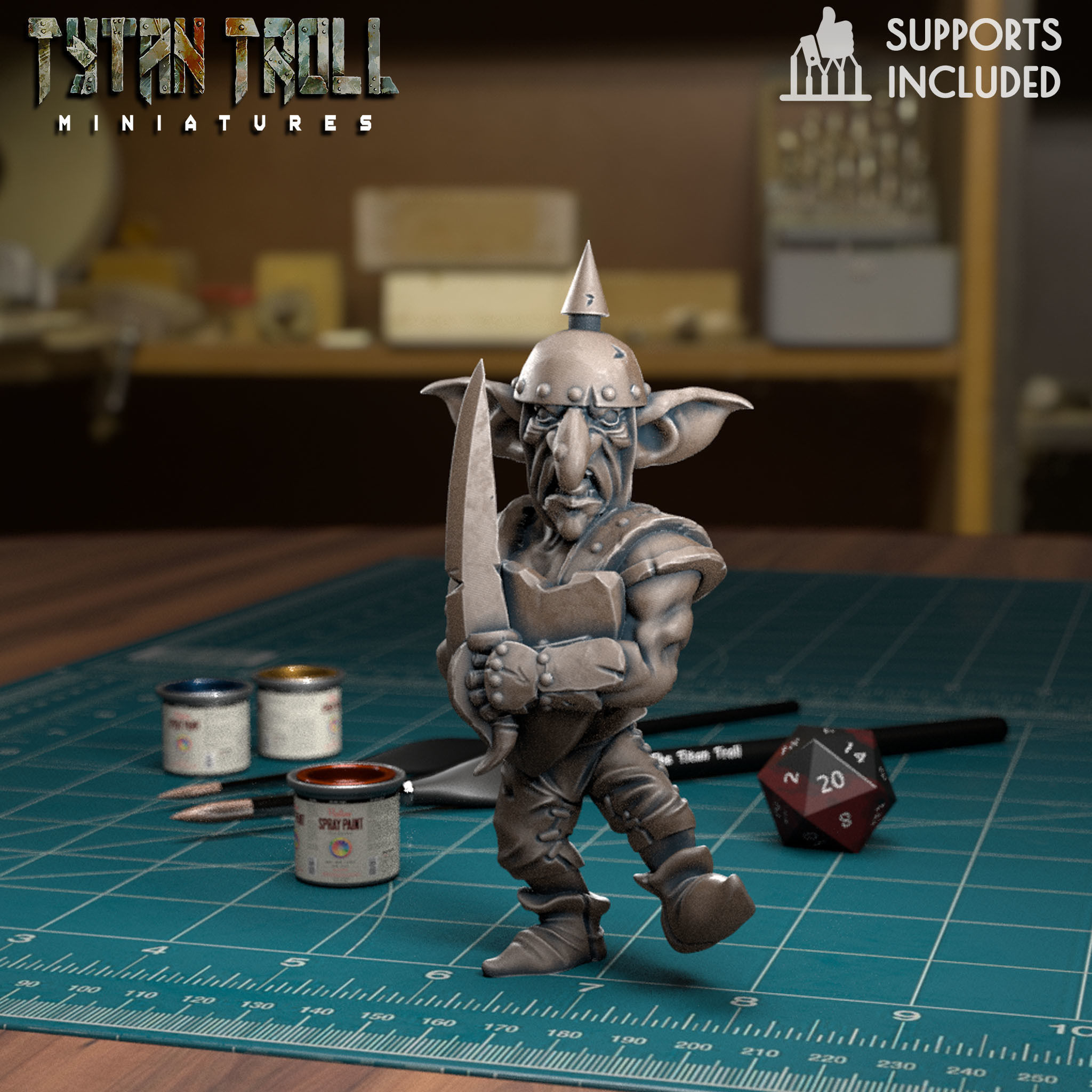 Goblin Raider Pack - Pre-Supported 3D model 3D printable | CGTrader