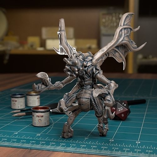 Mi-Go - Pre-Supported 3D model 3D printable | CGTrader