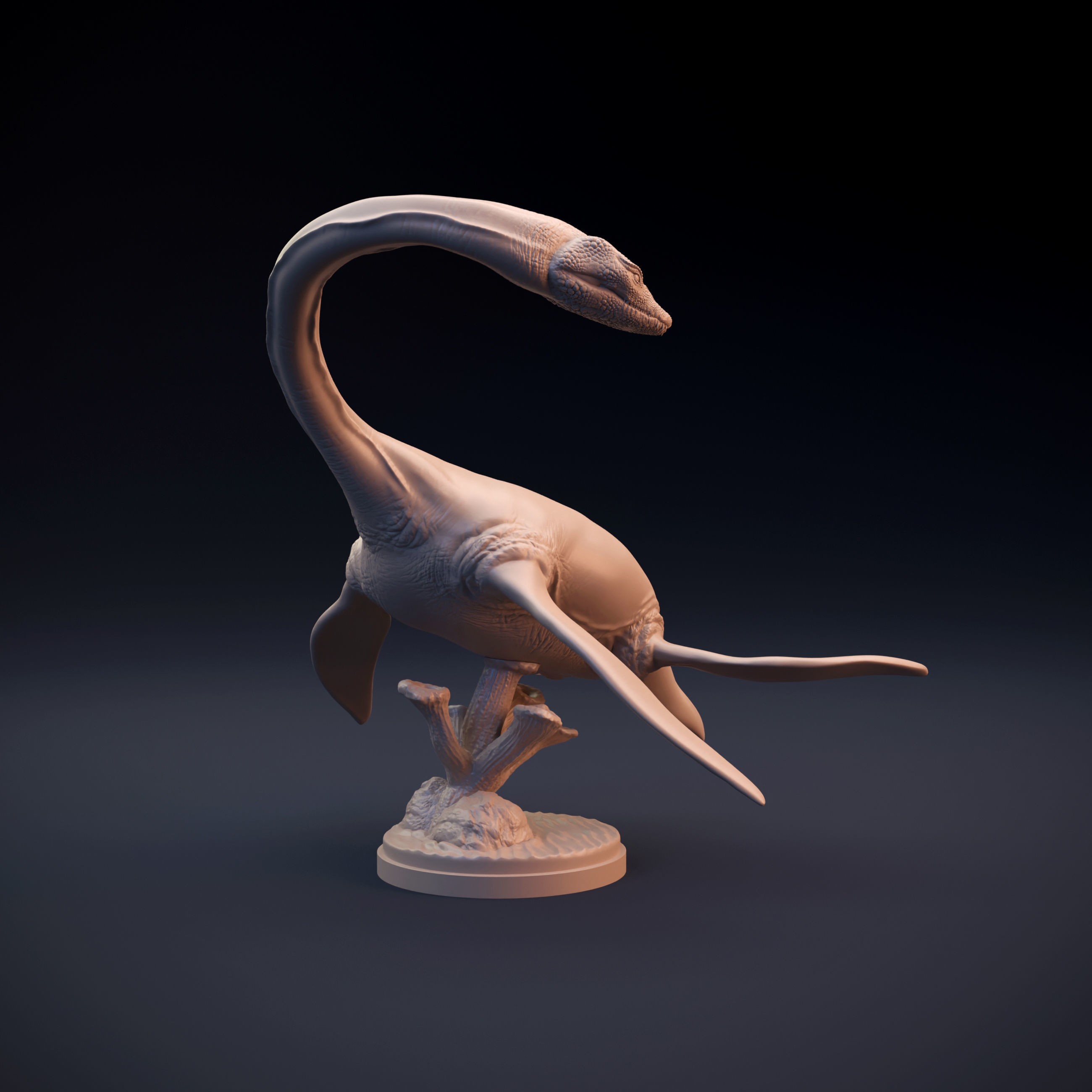 Plesiosaurus intended for 3D printing 3D model 3D printable | CGTrader