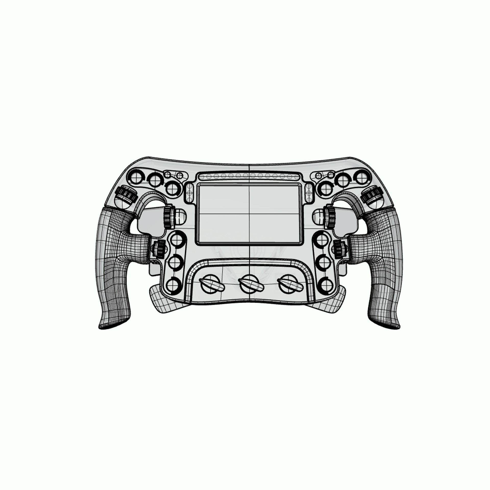 Mercedes F1 Steering Wheel 3D model | CGTrader