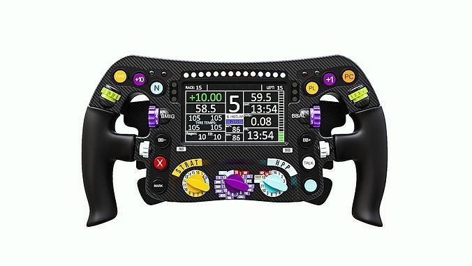 Mercedes F1 Steering Wheel 3D model | CGTrader