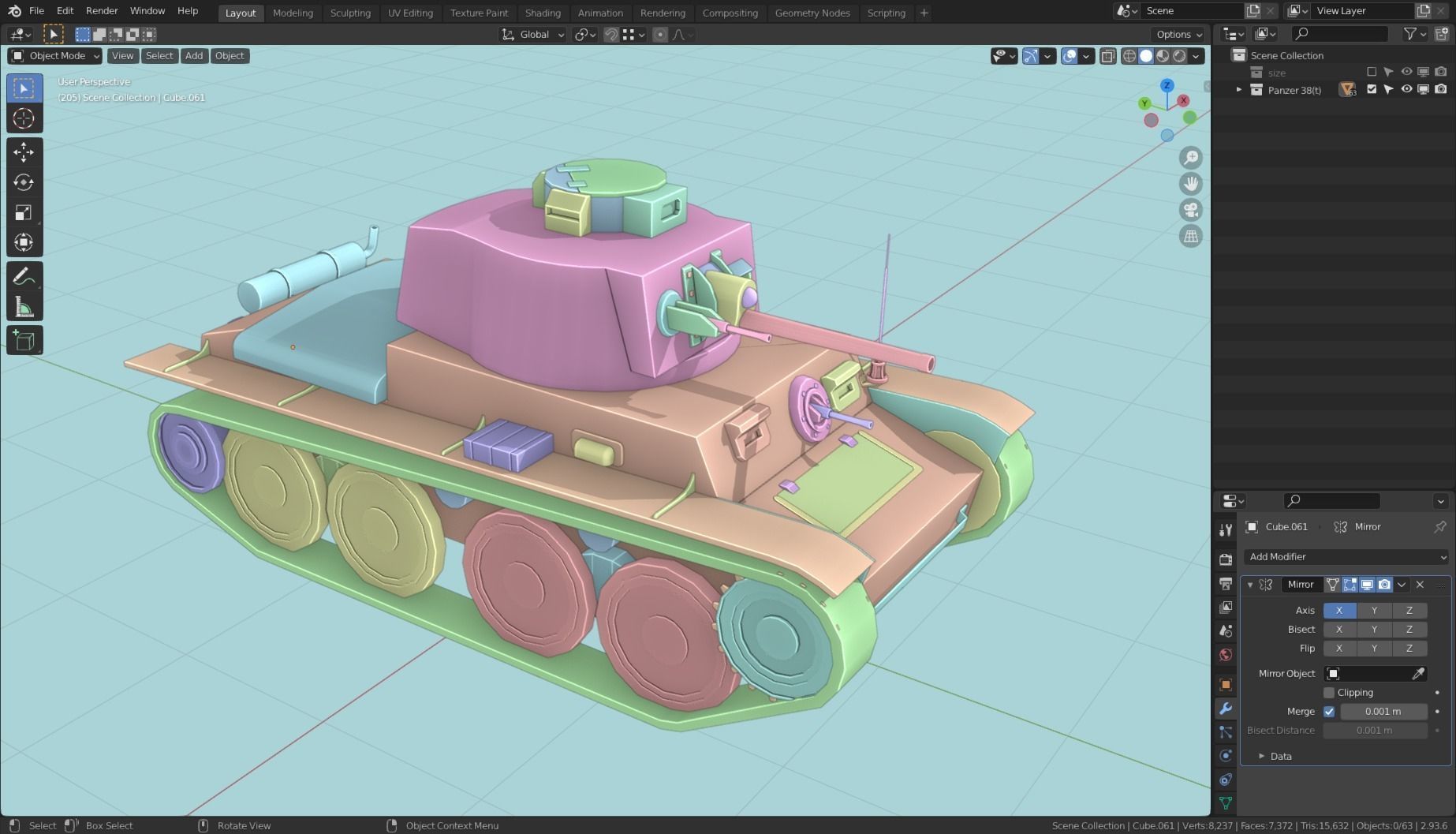 3D model Panzerkampfwagen 38t Tank Base Mesh VR / AR / low-poly | CGTrader