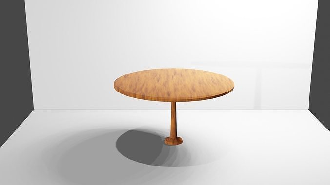 High Quality 3d circle Table free VR / AR / low-poly 3D model | CGTrader