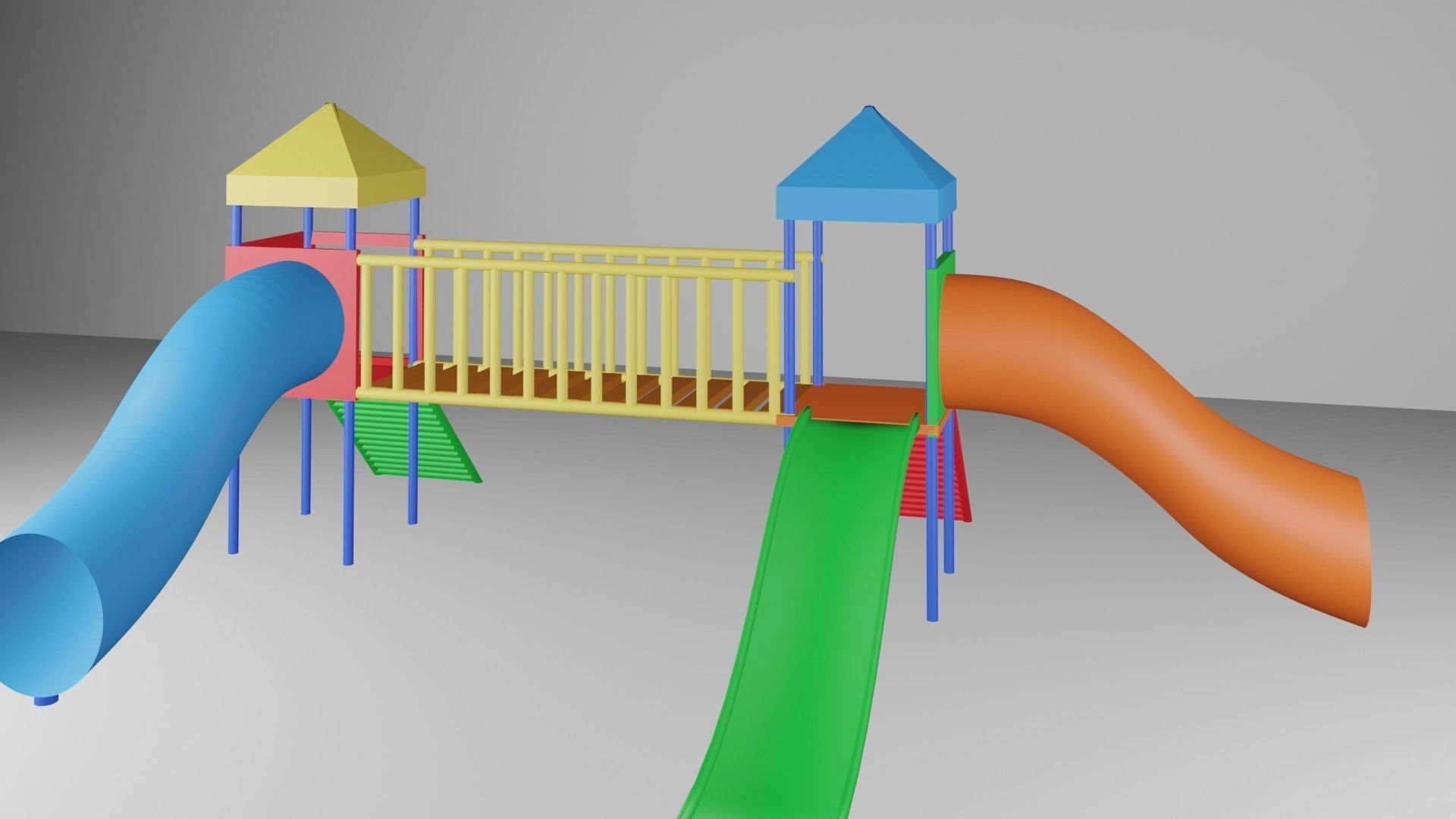 Playground Low Poly 3D model | CGTrader