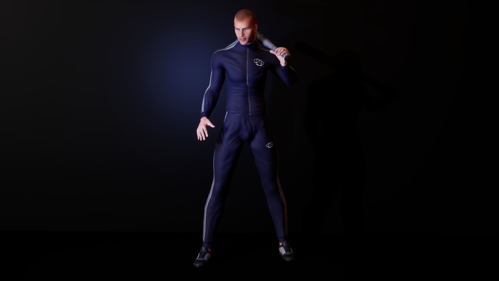 3D model 3d lowpoly character Hooligan thug VR / AR / low-poly | CGTrader