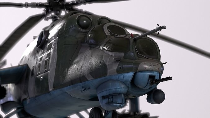 3D model Mi - 24 Hind VR / AR / low-poly | CGTrader