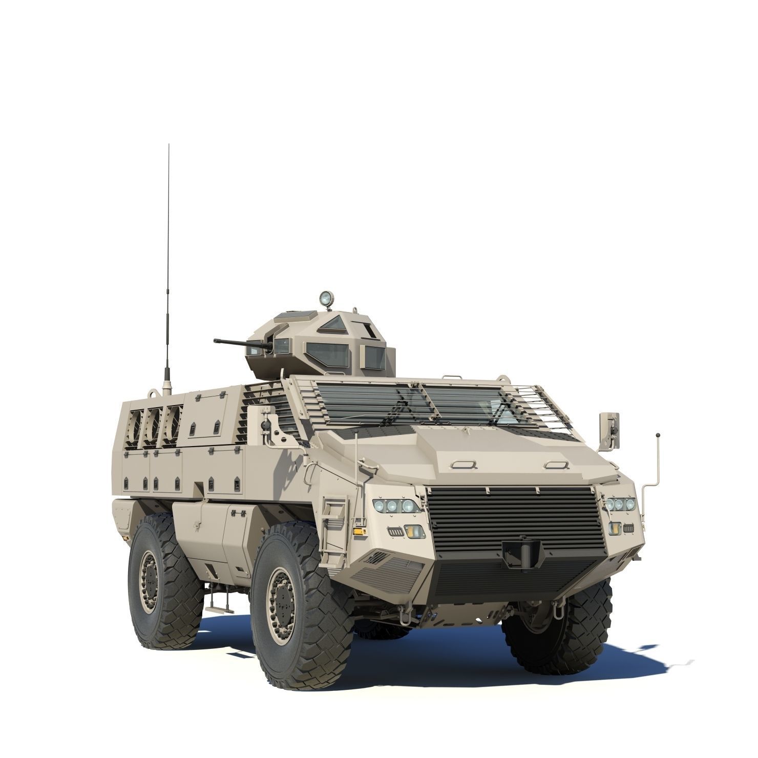 Mbombe 4x4 IFV 3D model animated | CGTrader