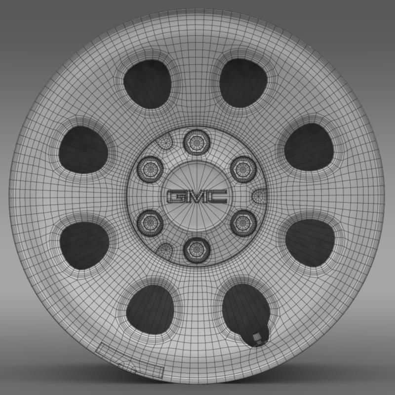 GMC Yukon Police rim 3D model | CGTrader