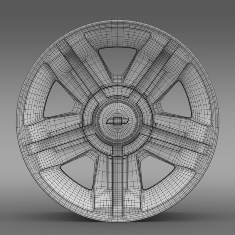 Chevrolet Suburban LZ1 2008 rim 3D model | CGTrader