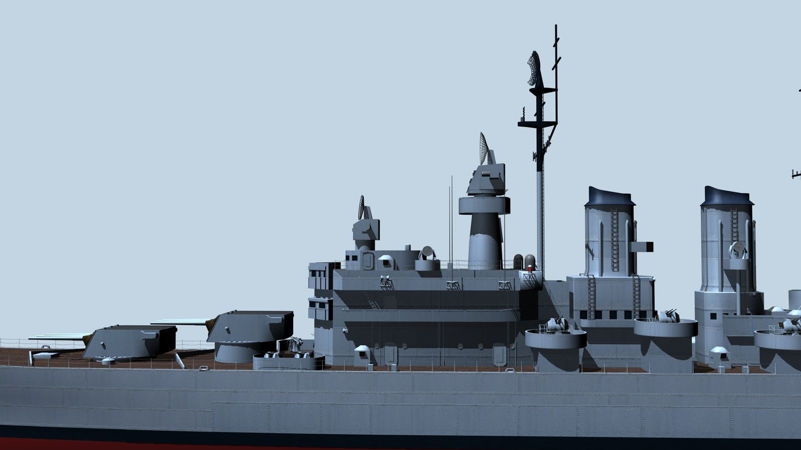 Light Cruiser 3D model | CGTrader