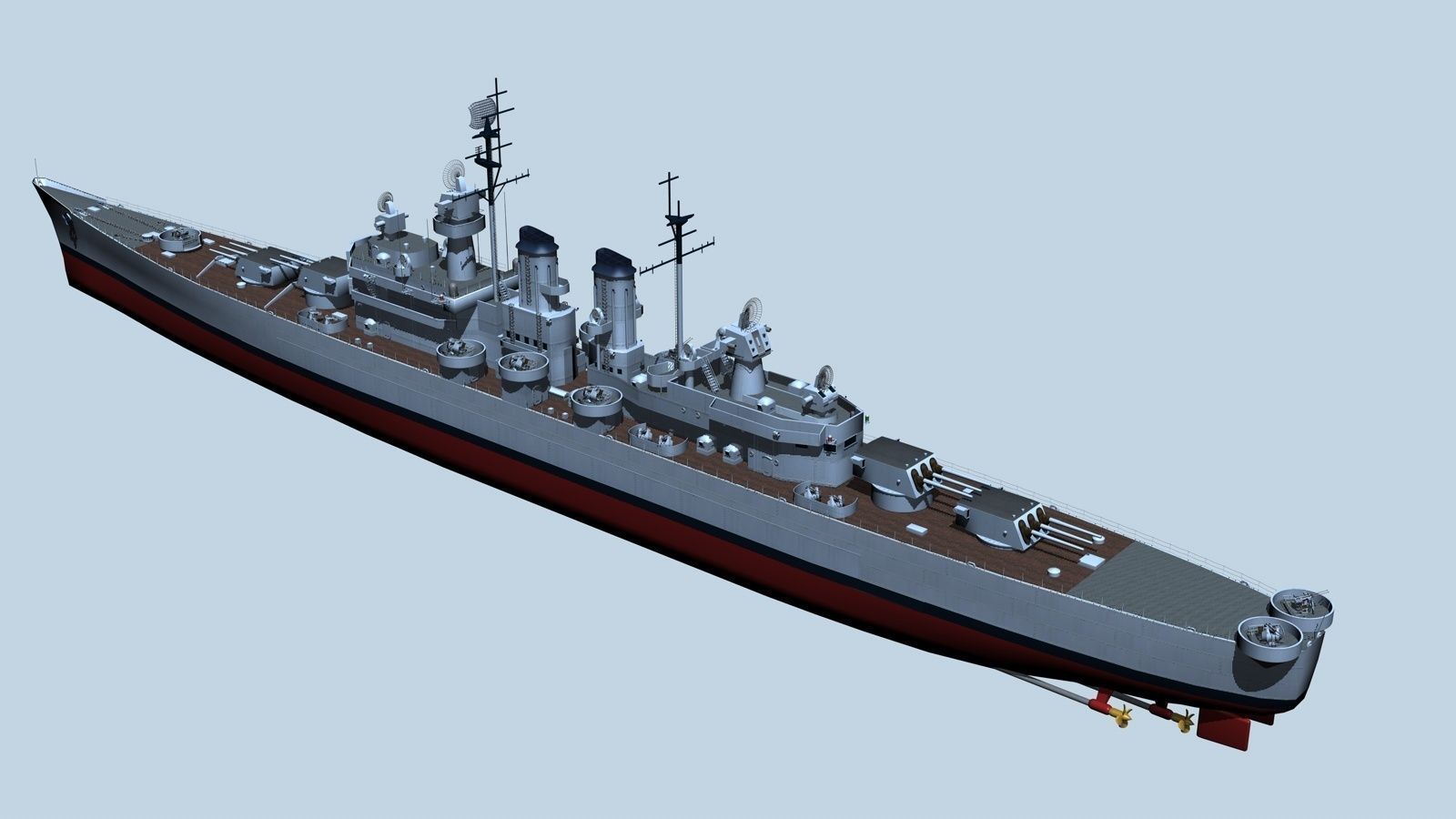 Light Cruiser 3D model | CGTrader