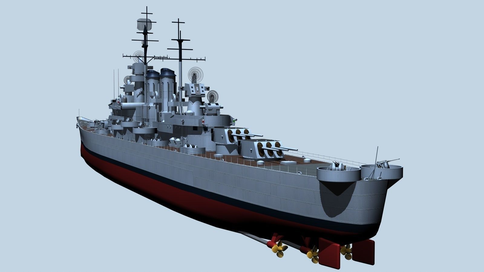Light Cruiser 3D model | CGTrader