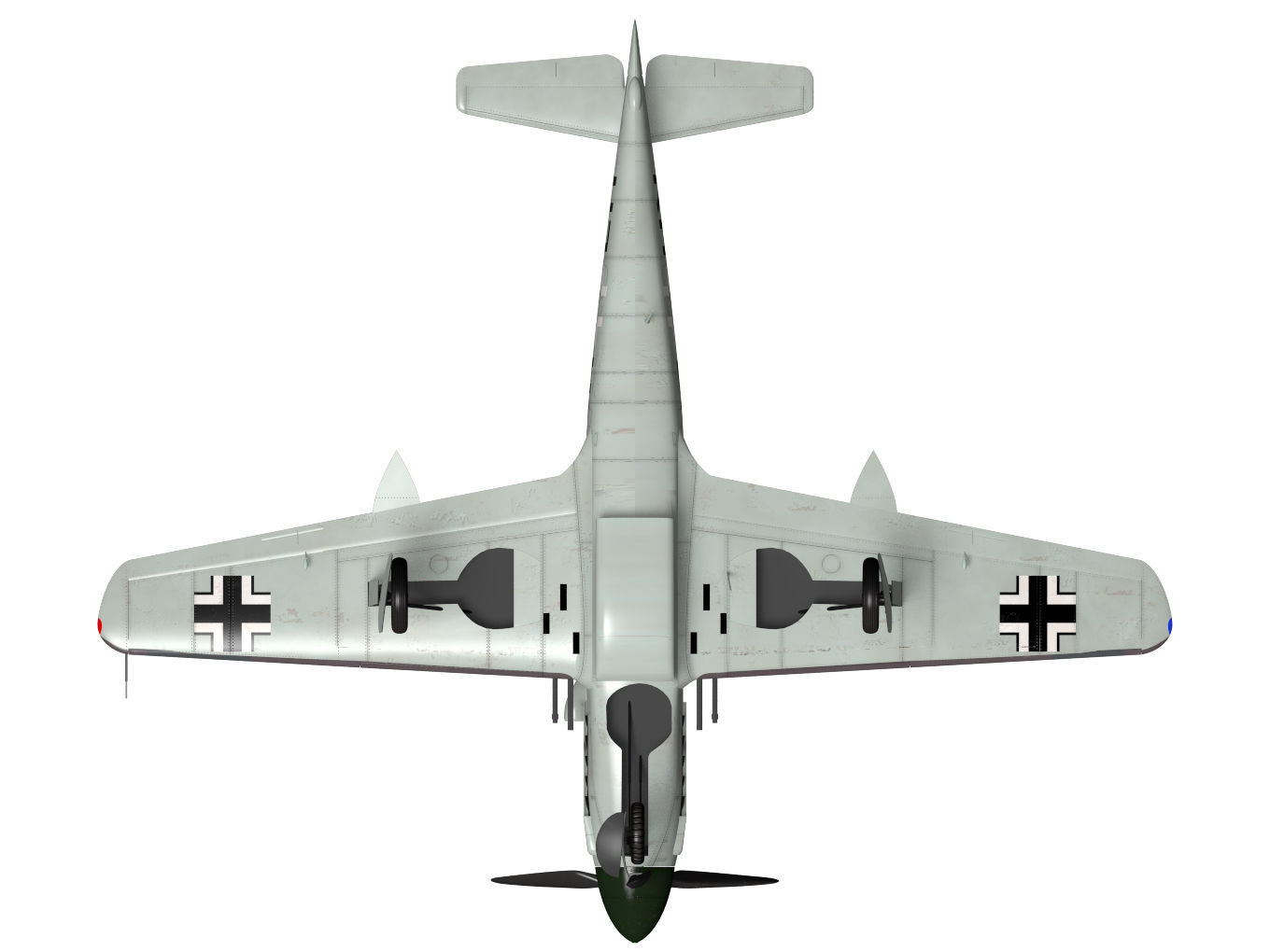 Messerschmitt Me 309 V4 3D model | CGTrader