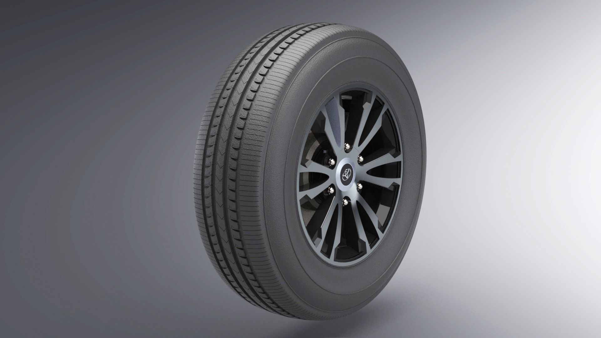 Toyota Land Cruiser Prado Tire 3D model | CGTrader