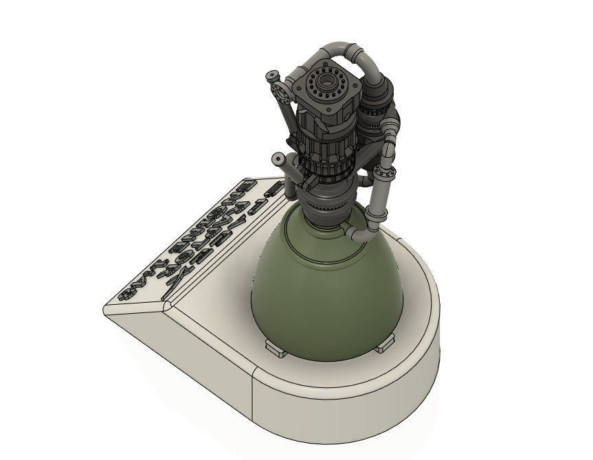 RAPTOR ATMOSPHERIC ENGINE SPACEX 3D model 3D printable | CGTrader