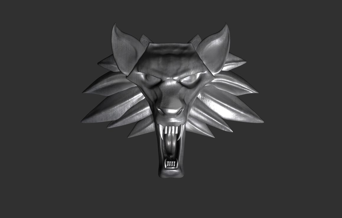 THE WITCHER wolf head free 3D model | CGTrader