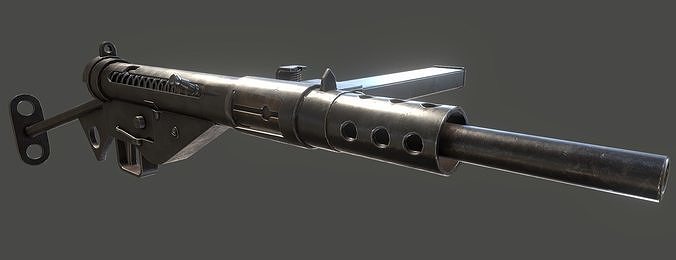 3D model Sten Sub-Machine Gun VR / AR / low-poly | CGTrader