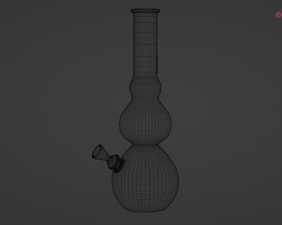 Cannabis Smoking Bong 3D model | CGTrader
