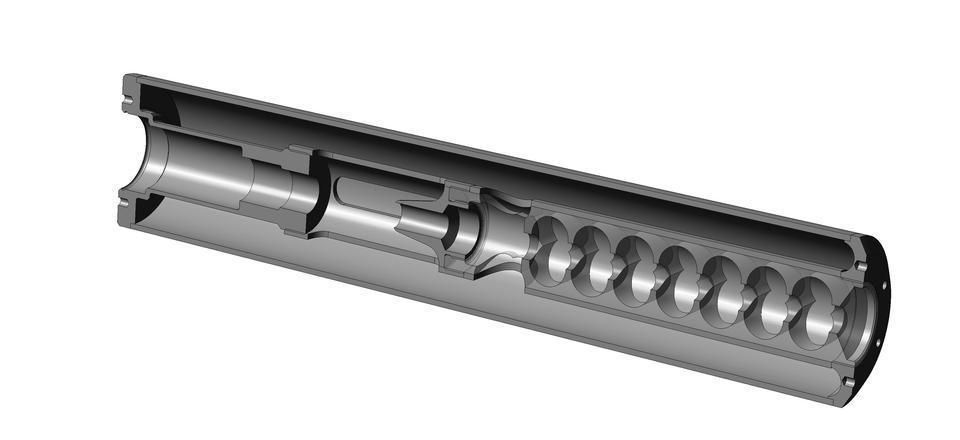 KSUZ M Suppressor based monocore free 3D model | CGTrader