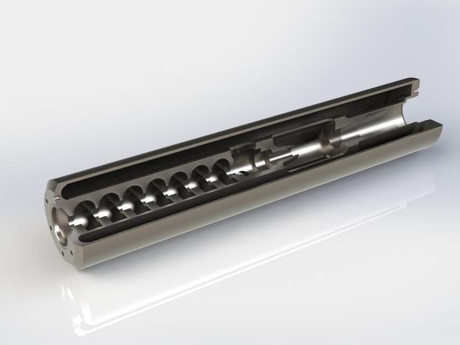 KSUZ M Suppressor based monocore free 3D model | CGTrader