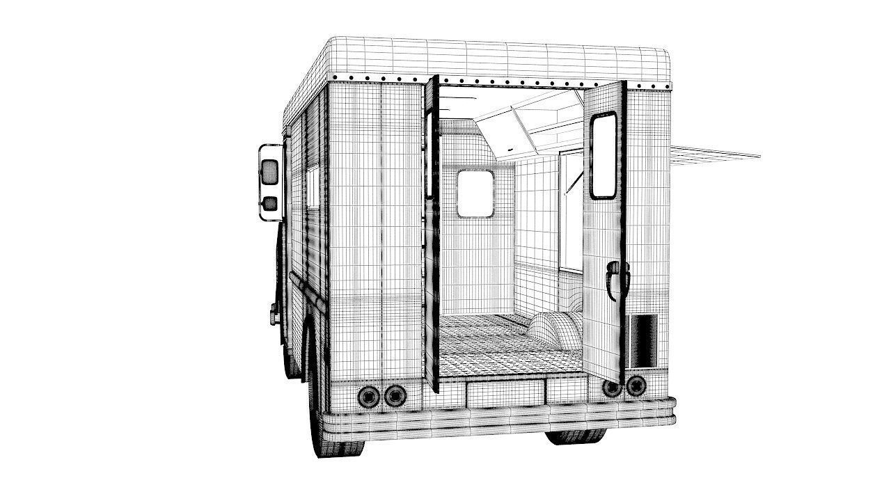 Step Van 3D model 3D model | CGTrader