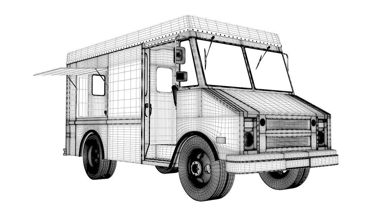 Step Van 3D model 3D model | CGTrader