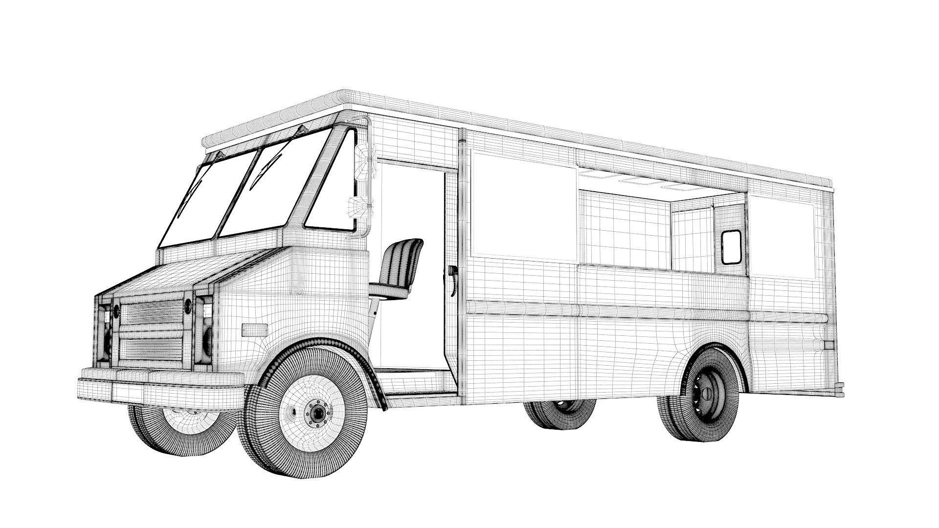 Step Van Truck 3D Model 3D model | CGTrader
