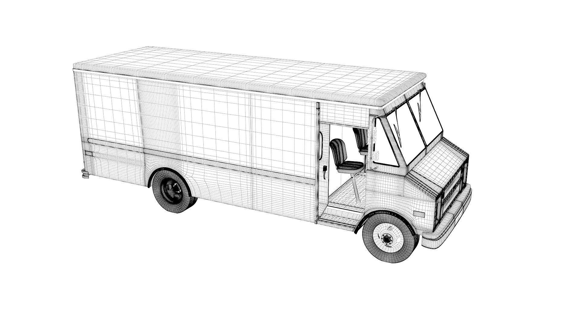 Step Van Truck 3D Model 3D model | CGTrader