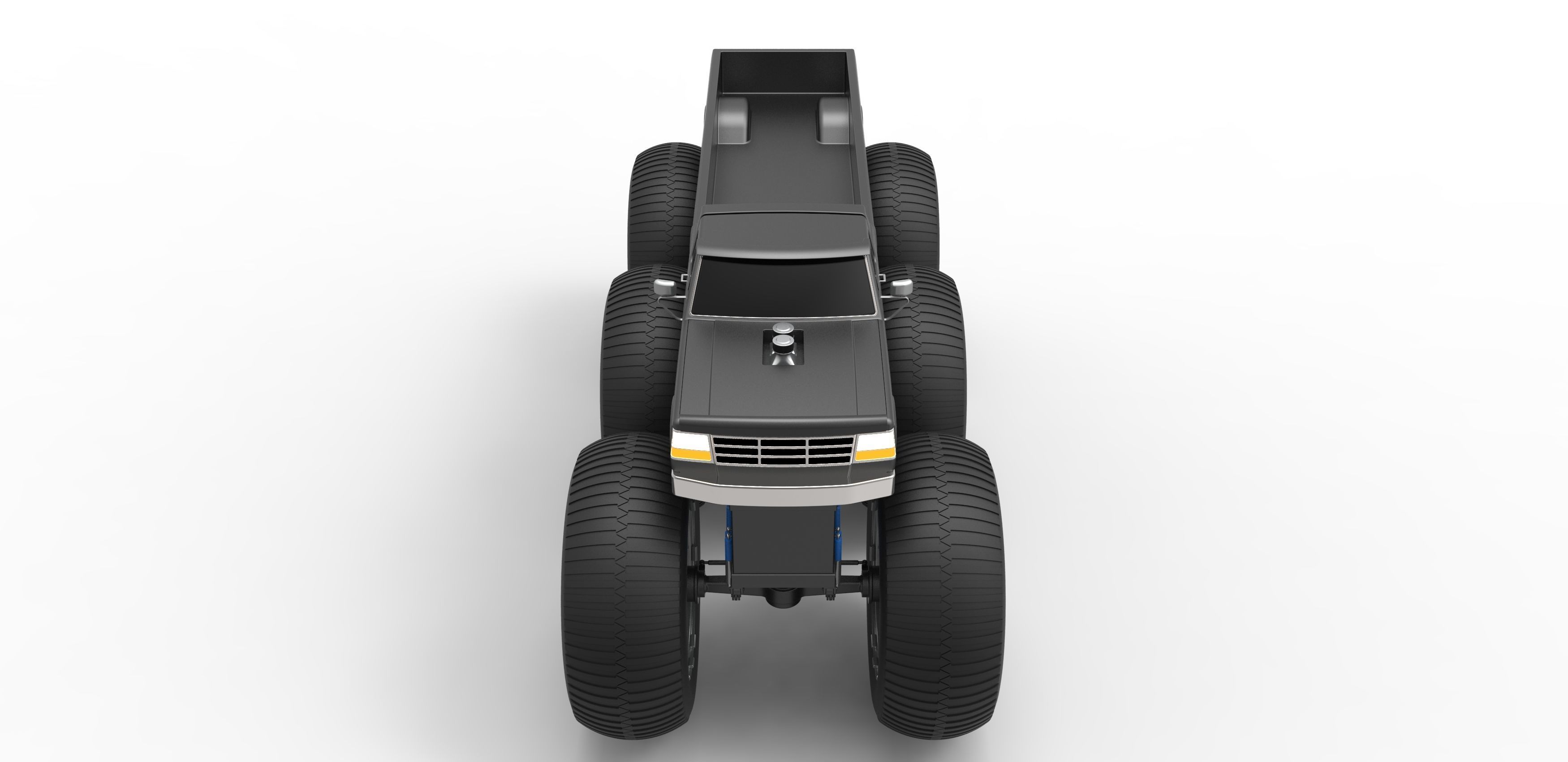 Monster Truck 6x6 concept 3D model | CGTrader