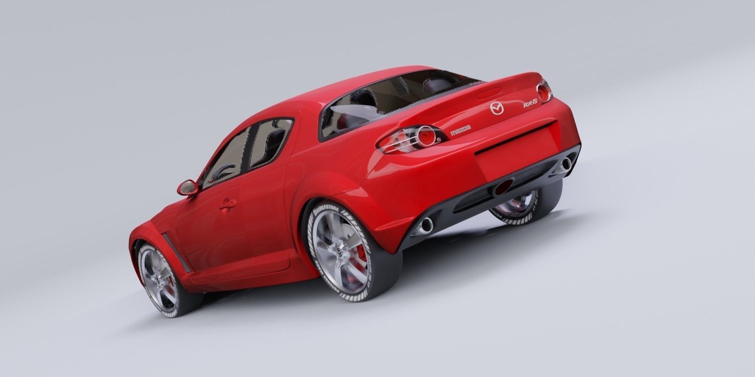 Mazda RX8 model in Blender 3D model | CGTrader