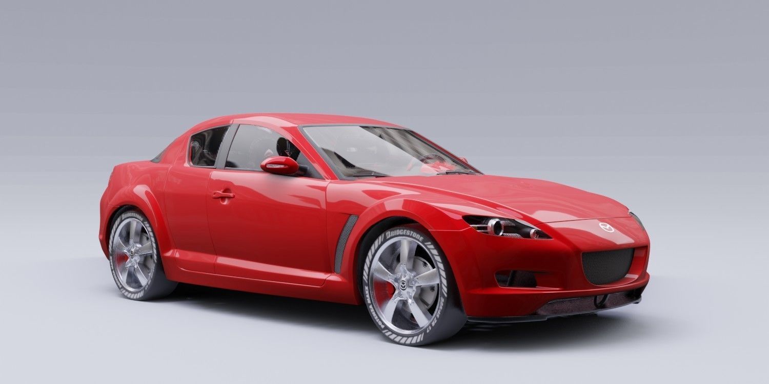 Mazda RX8 model in Blender 3D model | CGTrader