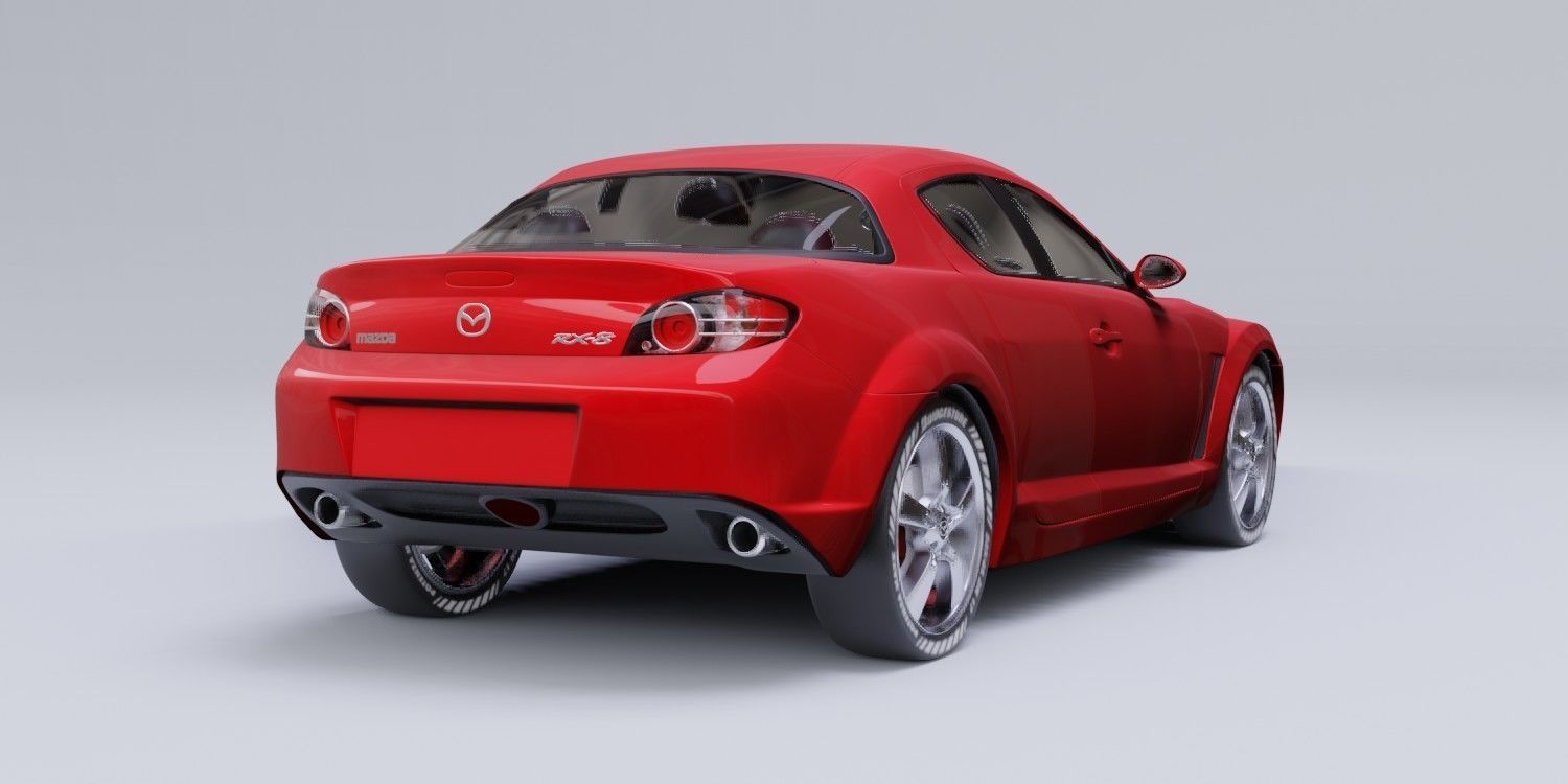 Mazda RX8 model in Blender 3D model | CGTrader