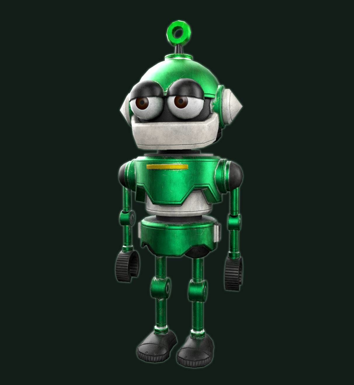 3D model Old Robot 3D Model VR / AR / low-poly | CGTrader