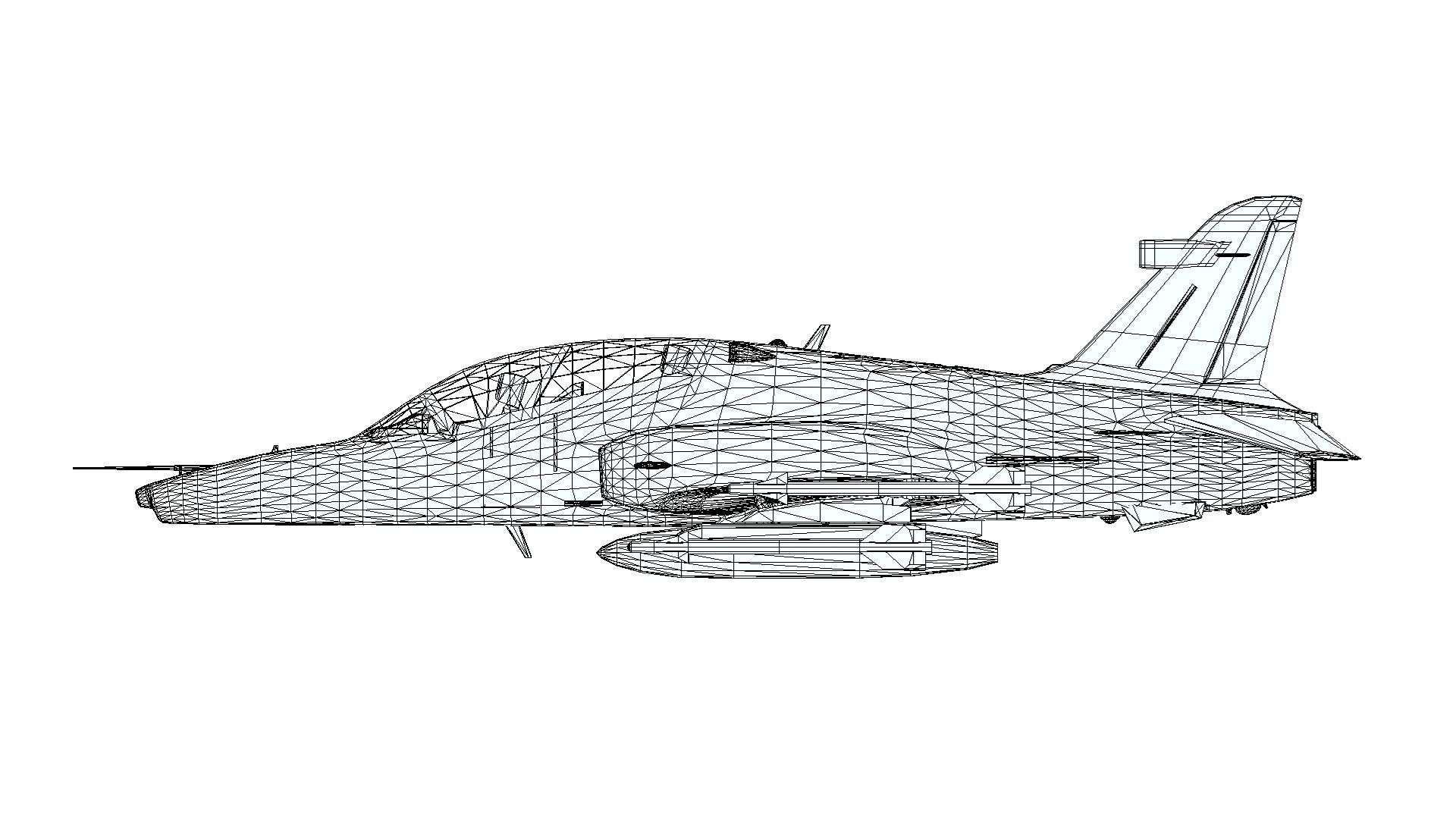 3D model BAE Hawk 127 Royal Australian Air Force VR / AR / low-poly ...