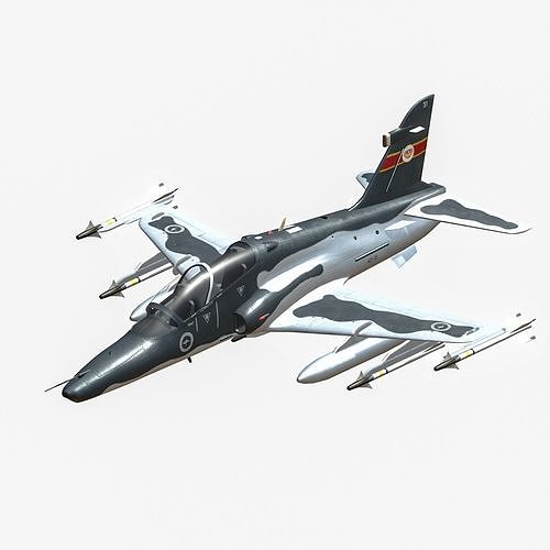 3D model BAE Hawk 127 Royal Australian Air Force VR / AR / low-poly ...