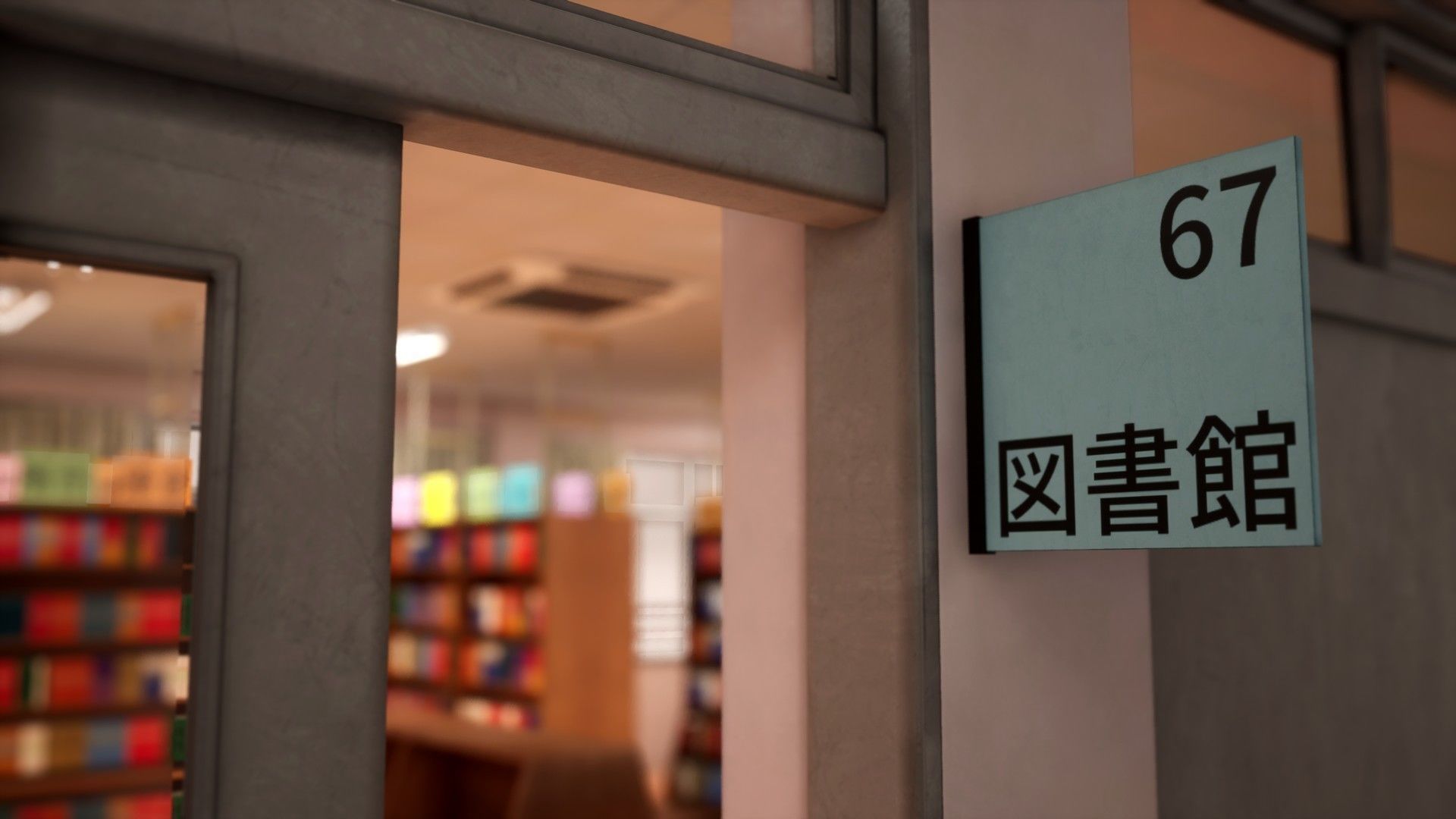 3D model Japanese School Library VR / AR / low-poly | CGTrader