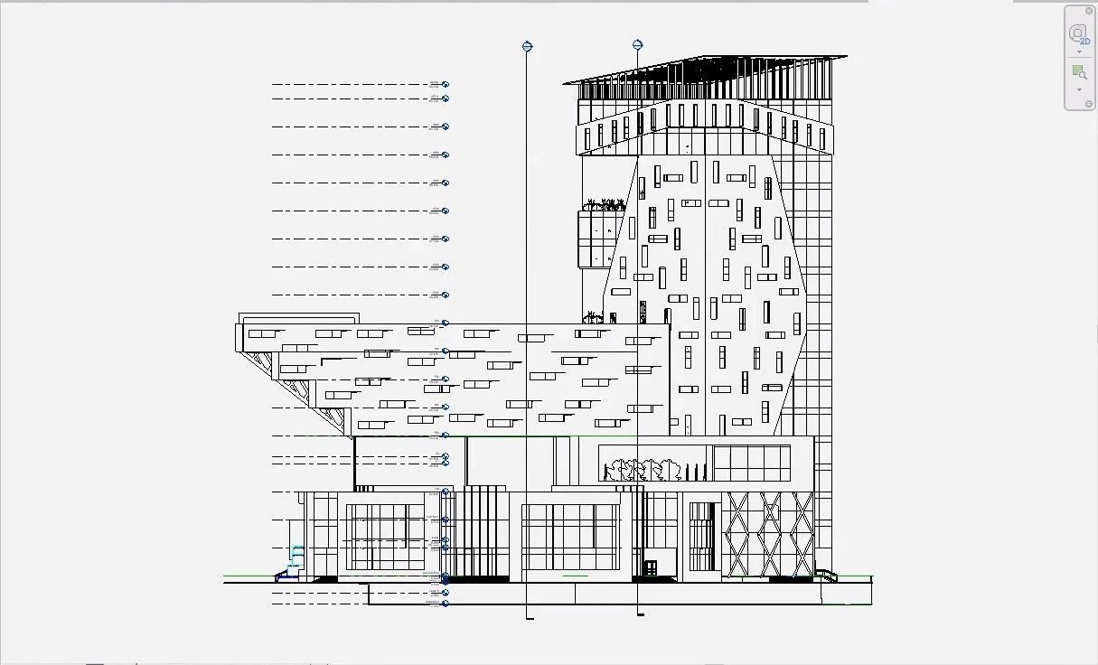 central bank compelete revit project 3D model | CGTrader