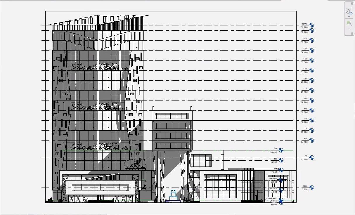 central bank compelete revit project 3D model | CGTrader