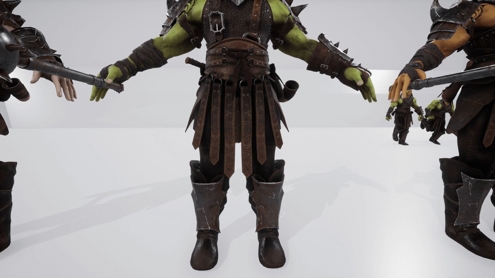 3D model Orc armored with mace VR / AR / low-poly | CGTrader