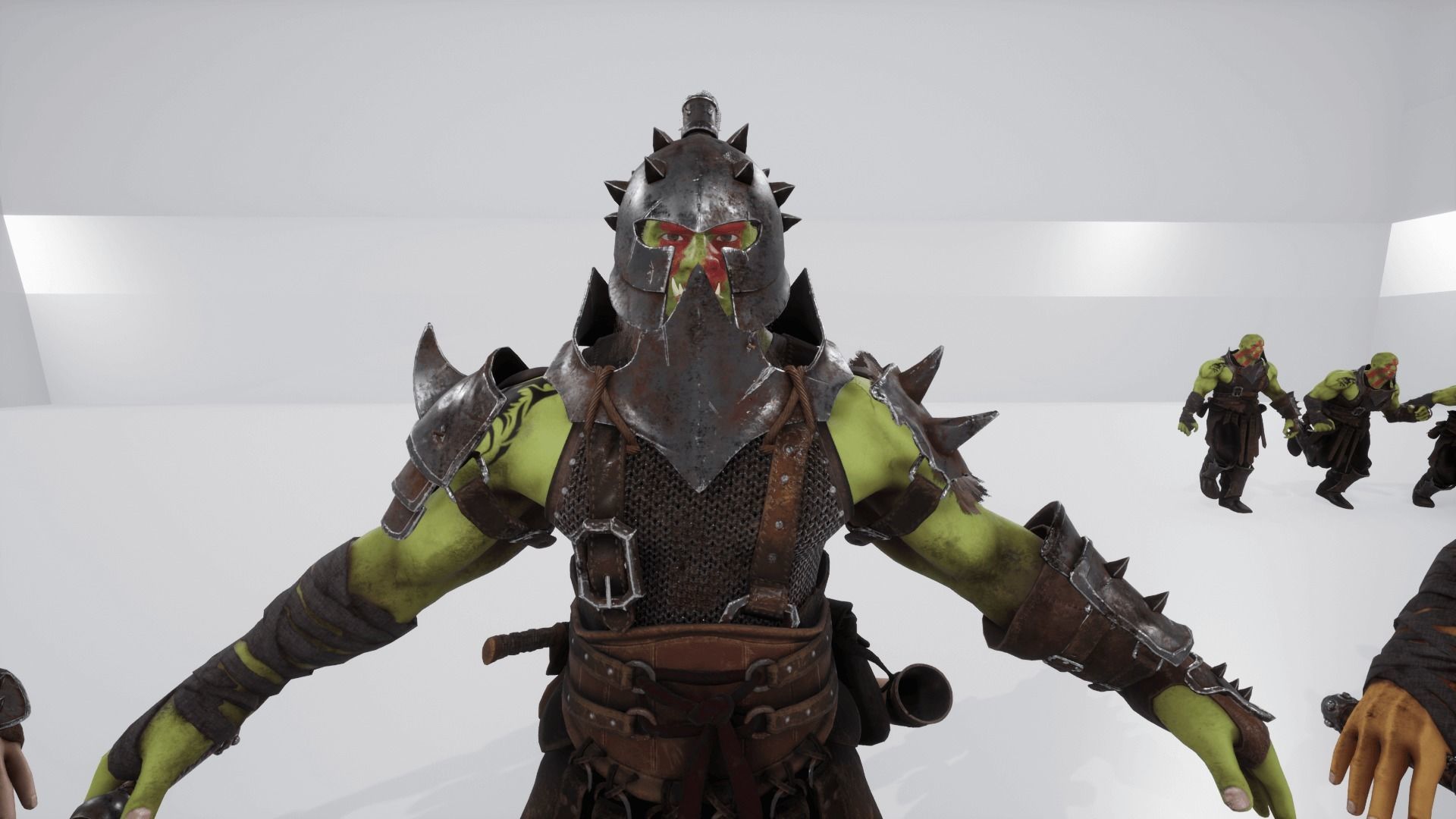 3D model Orc armored with mace VR / AR / low-poly | CGTrader