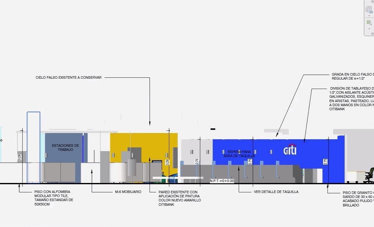 branch Bank compelete revit project 3D model | CGTrader