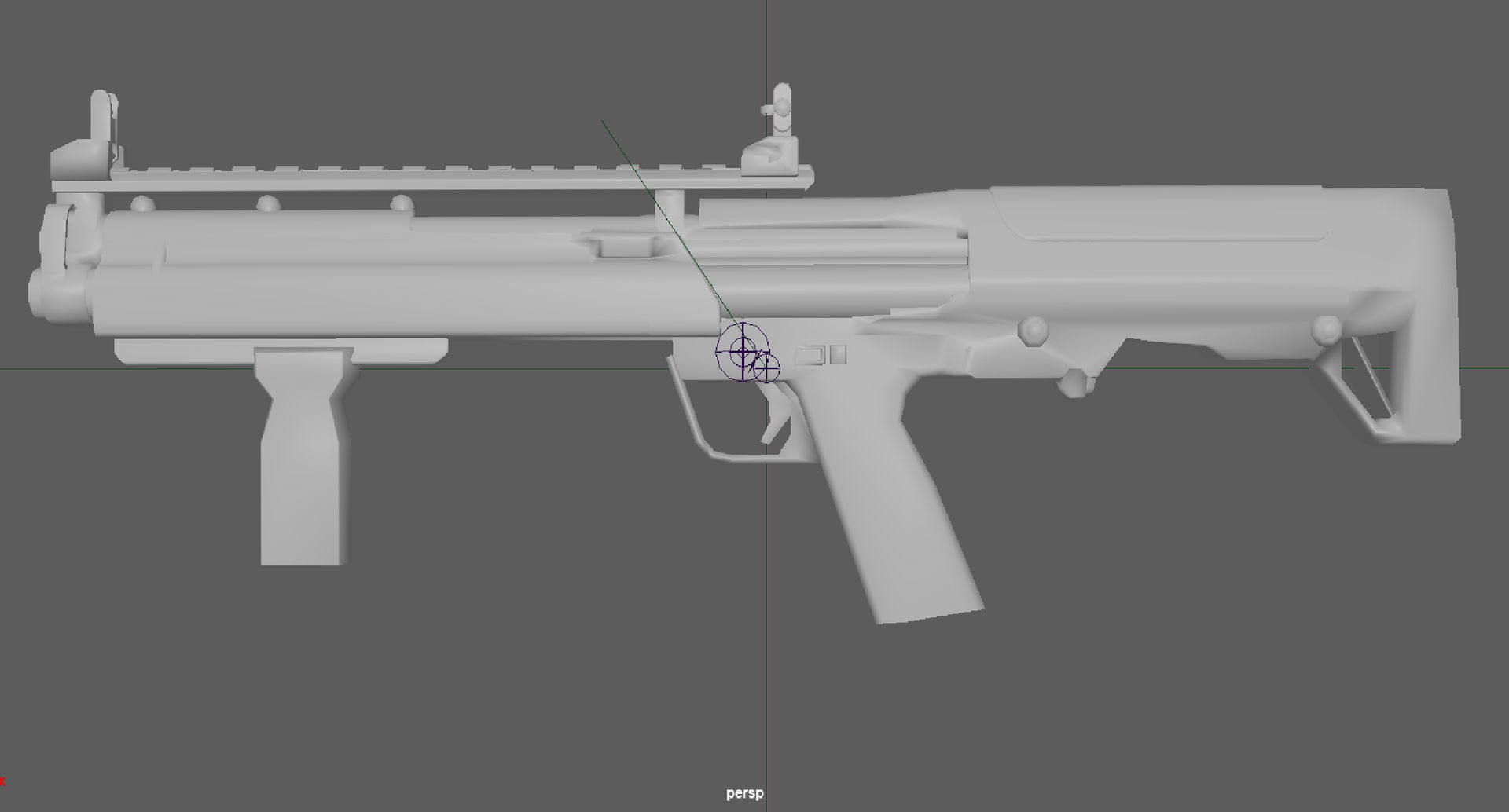3D model KSG Shotgun Rig VR / AR / low-poly | CGTrader