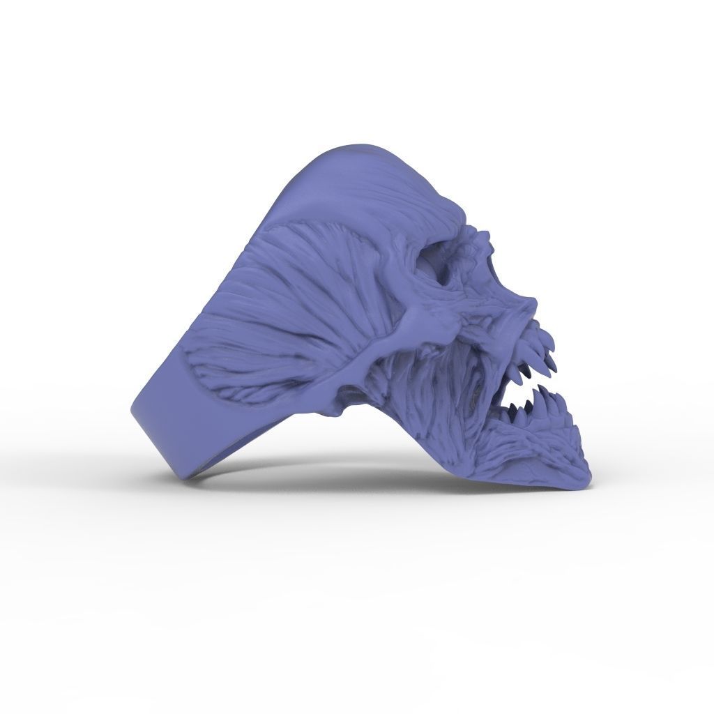 Ring Skull Vampire STL OBJ 3D model 3D printable | CGTrader