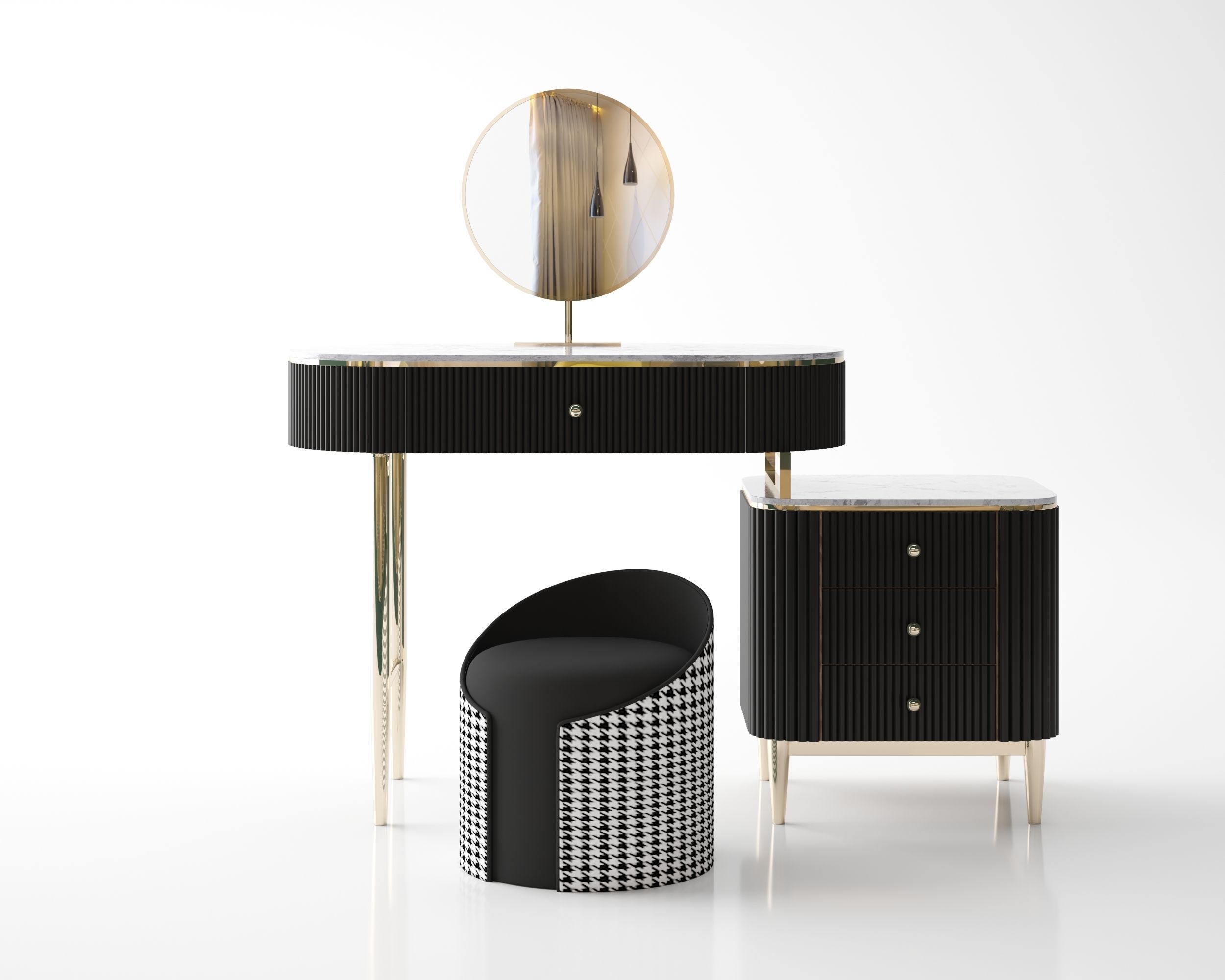 Makeup Vanity Set 3D model | CGTrader