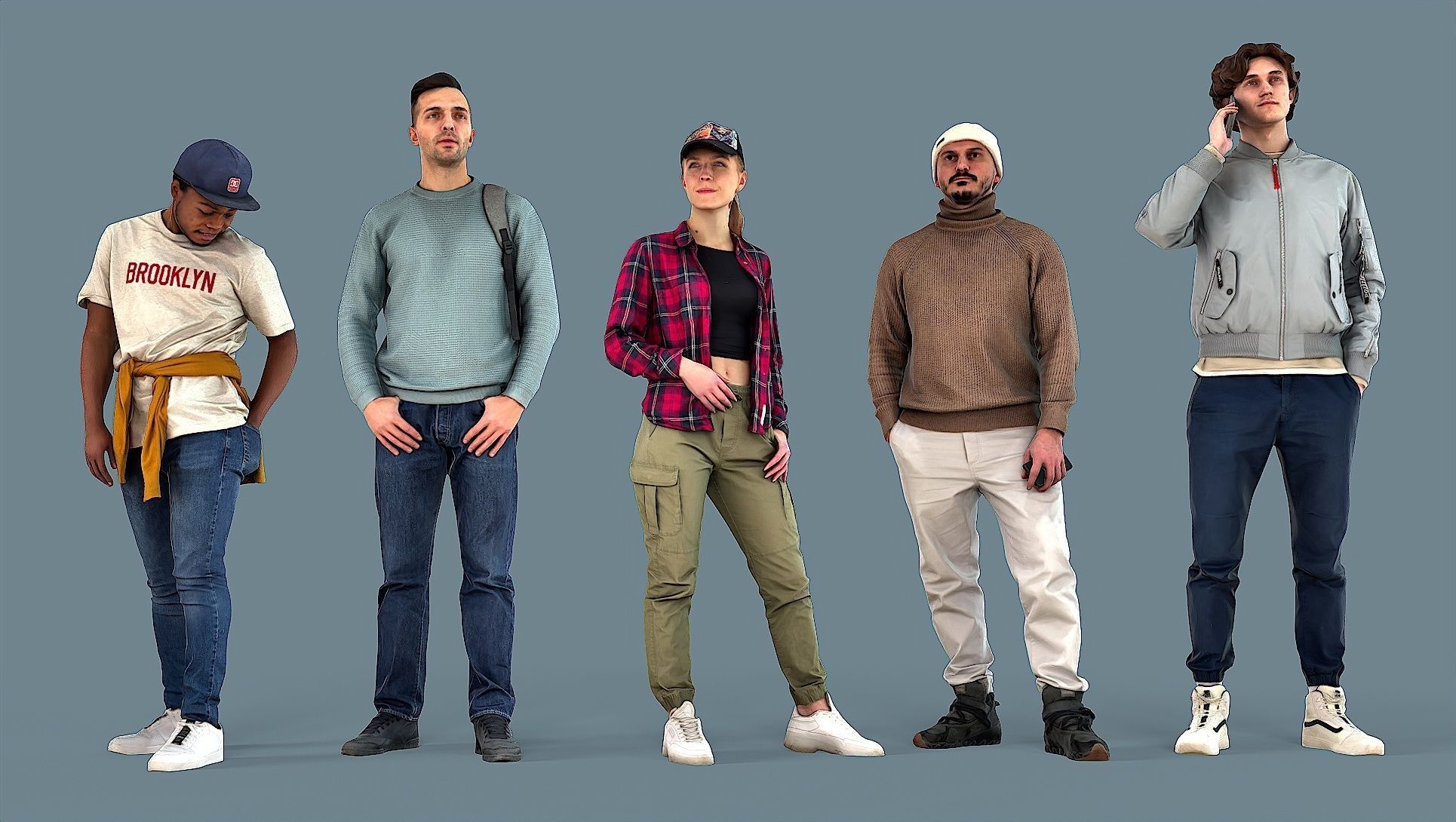 Photorealistic Characters Volume 05 3D Model Collection | CGTrader