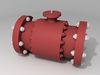 Industrial Ball Valve Cutaway 3D model | CGTrader