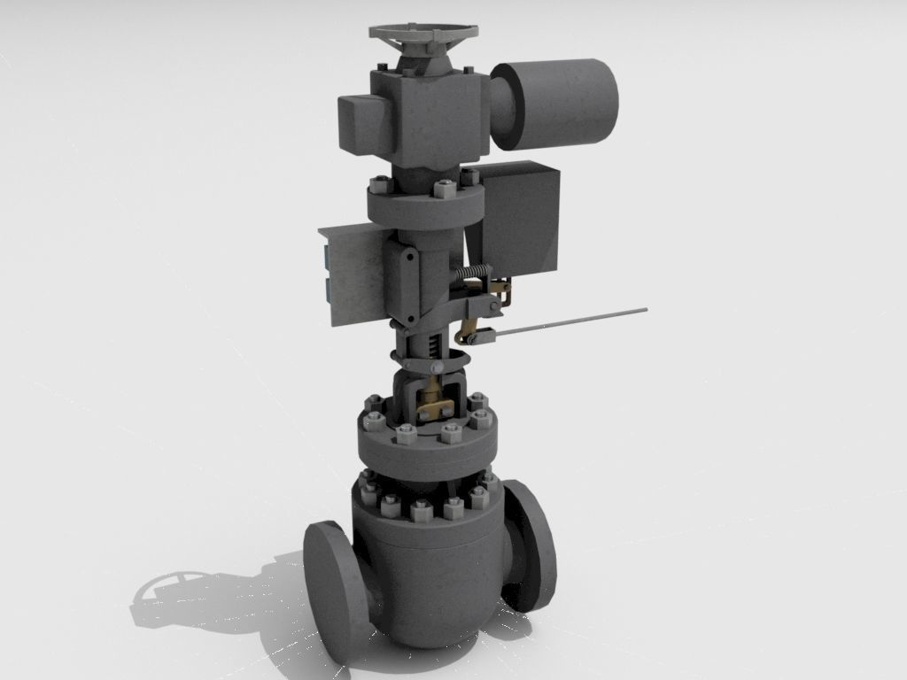 Industrial Gimpel Valve 3D model | CGTrader